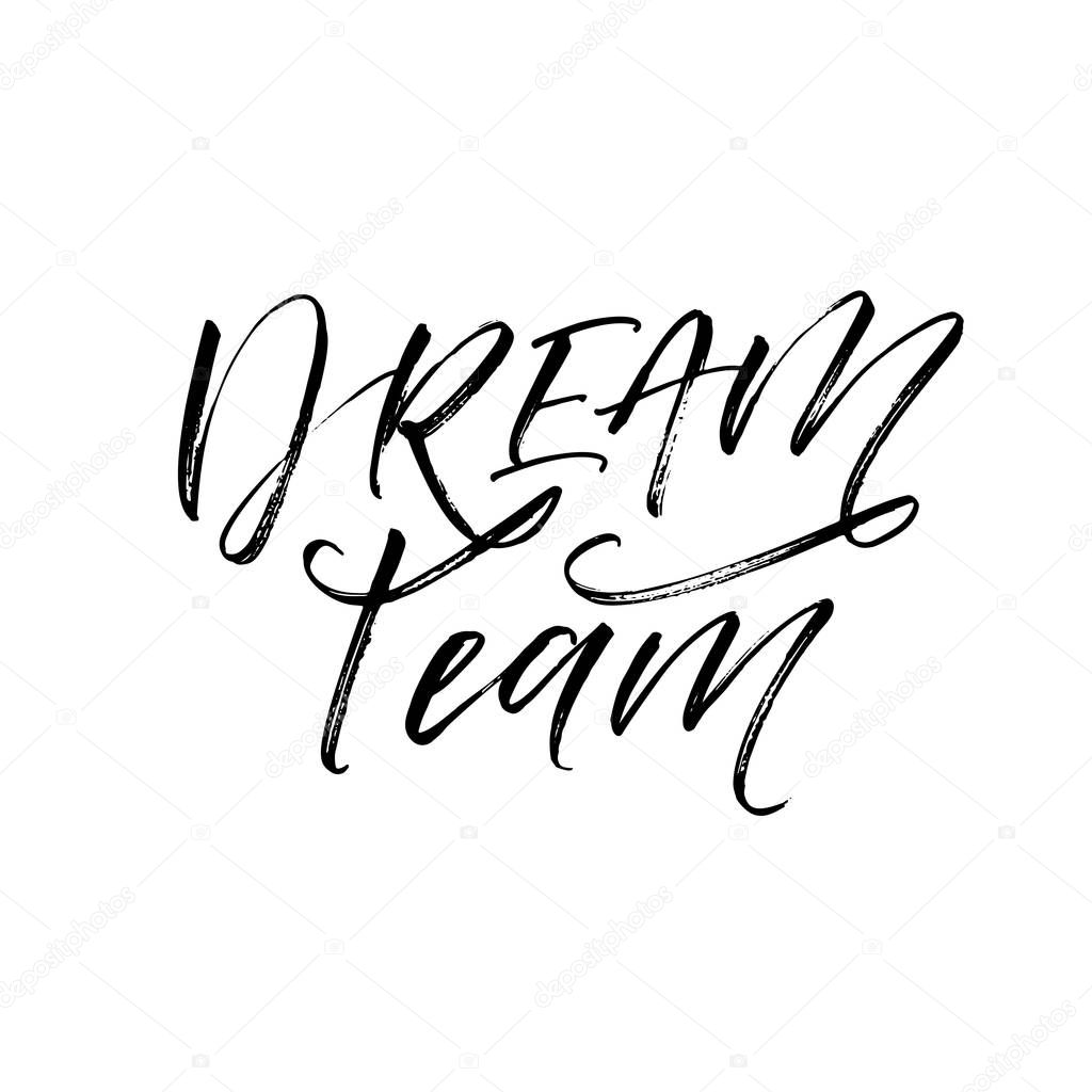 Usa dream team logo font | Dream team phrase — Stock Vector © gevko93 ...