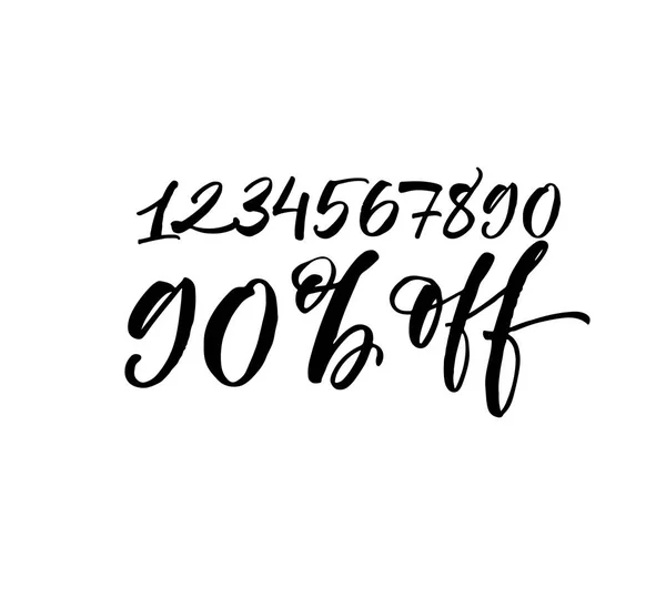 Manuscrito com caligrafia script Vector Art Stock Images | Depositphotos