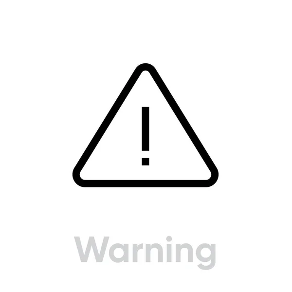 Security warning icon on white background. Stock Vector Image by ...