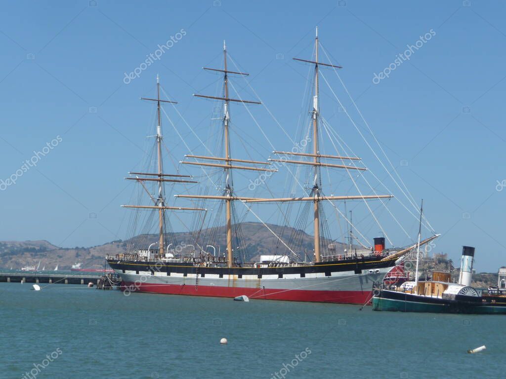 Balclutha es un barco de casco de acero completo que fue construido en ...