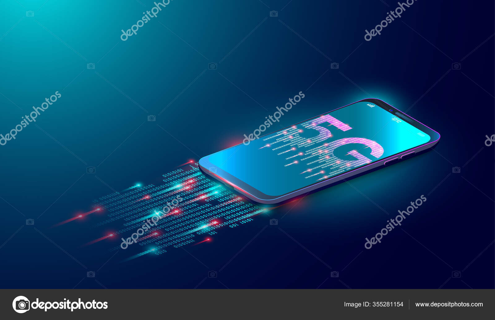 Internet Technology Background Next Generation Mobile Network Digital ...