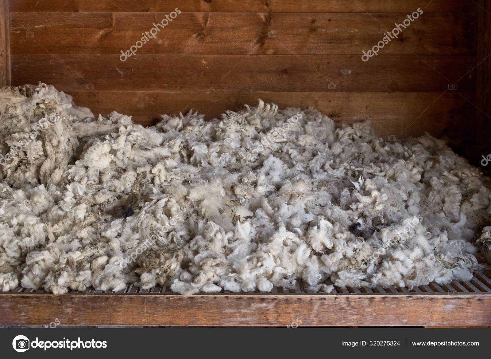 Product of sheep wool on wooden background. Stock Photo by ©izik_md ...