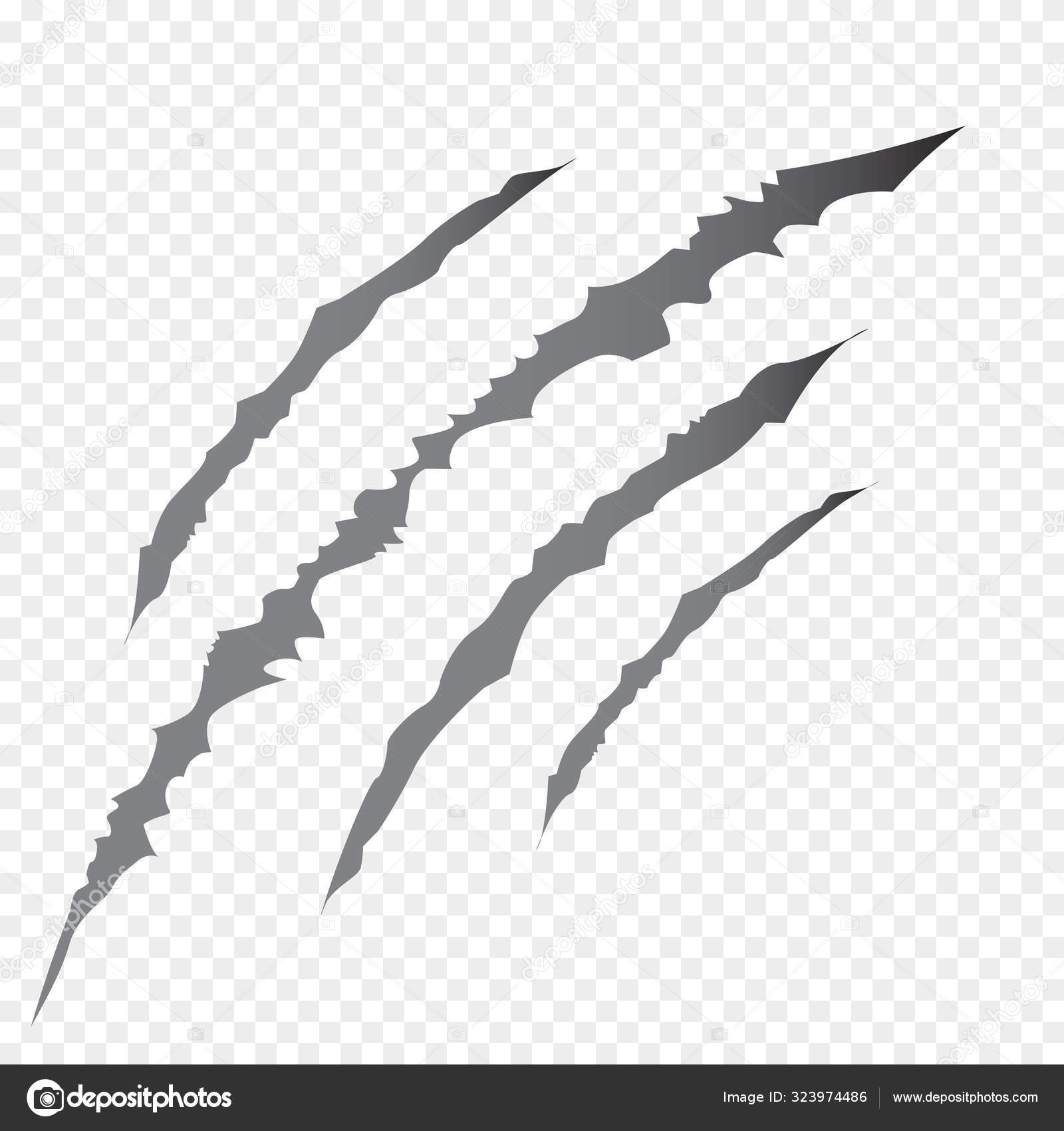 Claws scratches - vector — Stock Vector © ellysonn #323974486