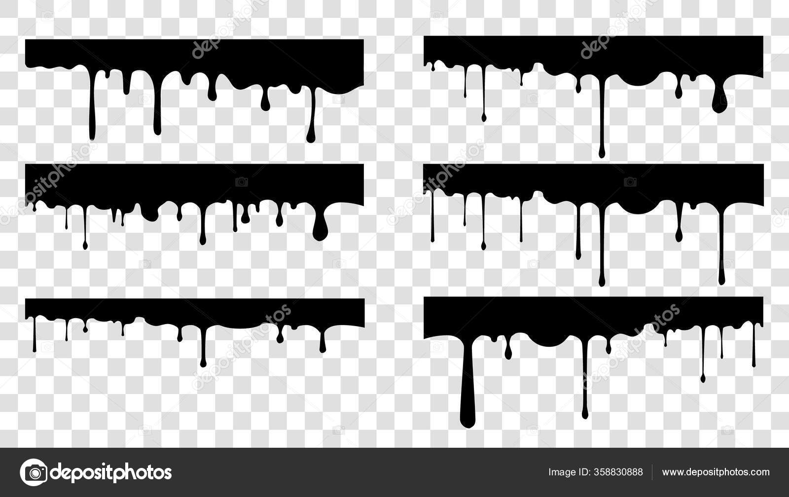 Dripping Paint Set. Stock Vector Image by ©ellysonn #358830888