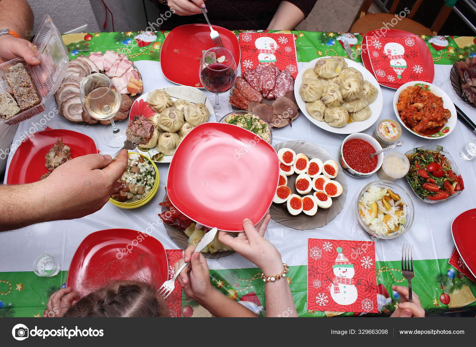 Russian Christmas Dinner