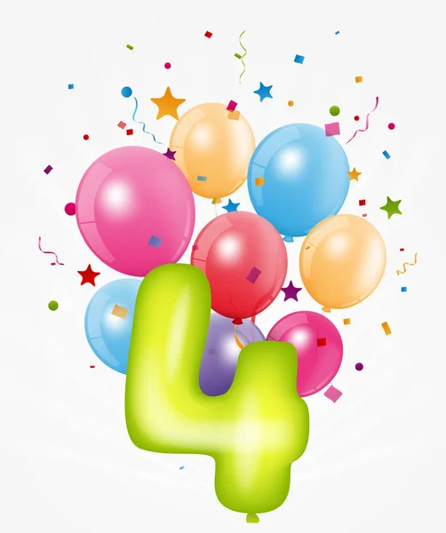 100,000 Anniversaire de 4 ans Vector Images | Depositphotos