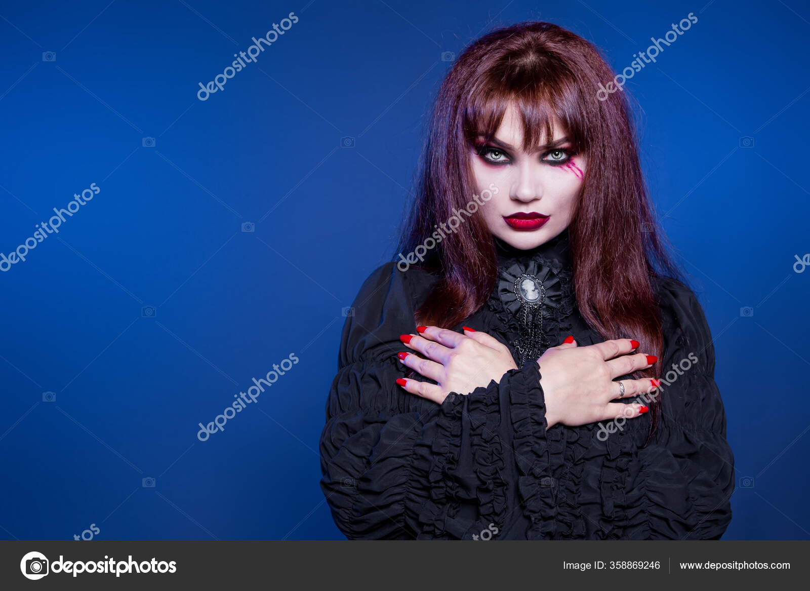 Vampire Girl In Coffin