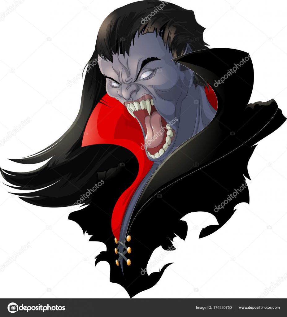 Evil vampire picture ⬇ Vector Image by © andryuha19811 | Vector Stock ...