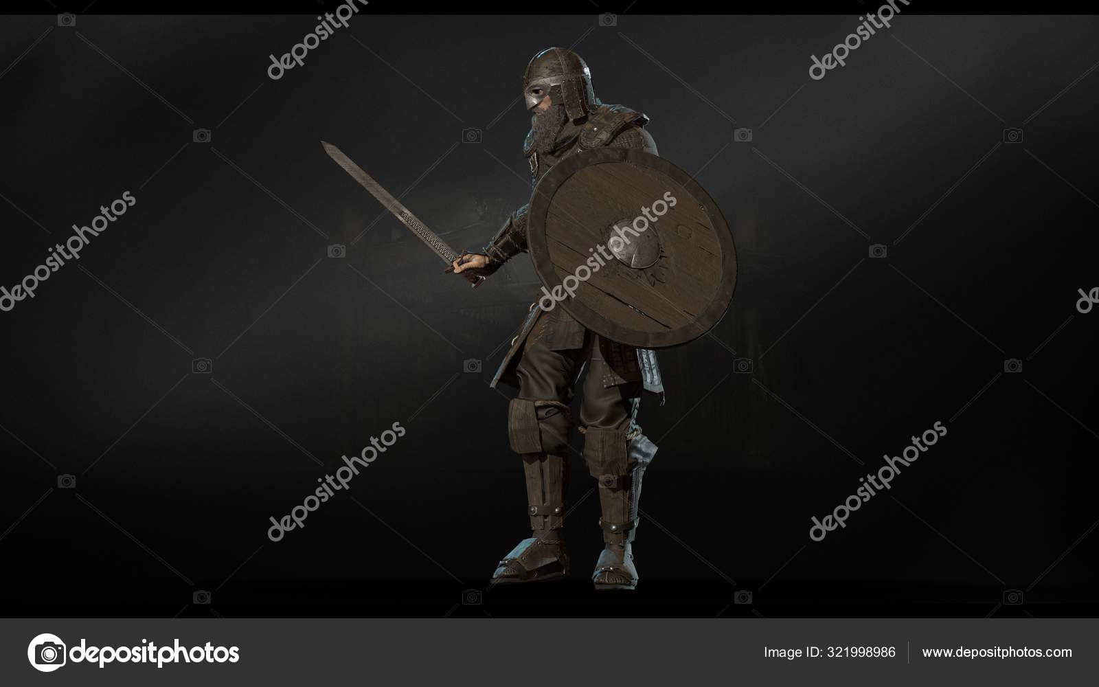 Nordic viking 3d render illustration — Stock Photo © andryuha19811 ...