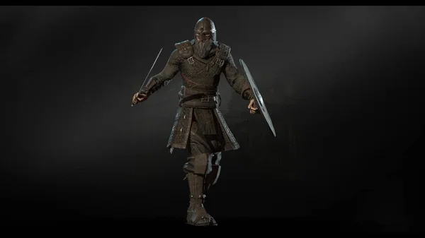 Nordic viking 3d render illustration — Stock Photo © andryuha19811 ...