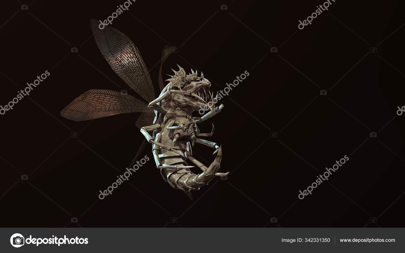 The evil bug 3d render — Stock Photo © andryuha19811 #342331350