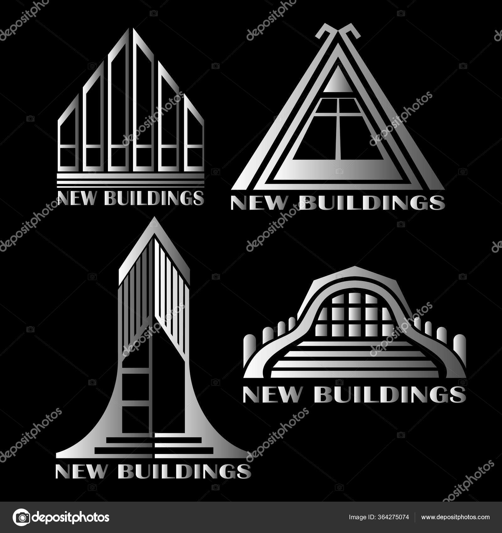New Buildings Logo Vector Illustration Stock Vector by ©DENYSOFF 364275074