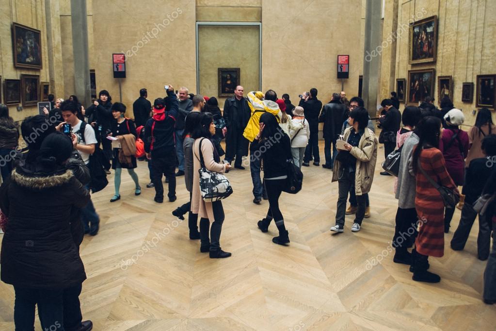 PARIS, FRANCE: inside the Louvre museum in Paris, France circa February ...