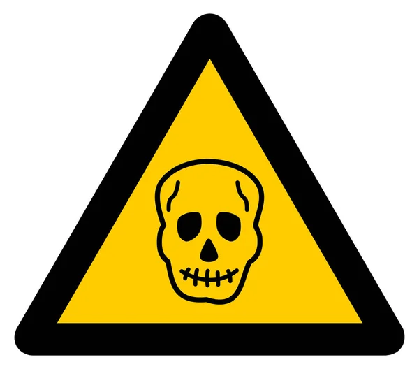 Deadly Danger Sign ⬇ Vector Image by © okeen_ | Vector Stock 2597171
