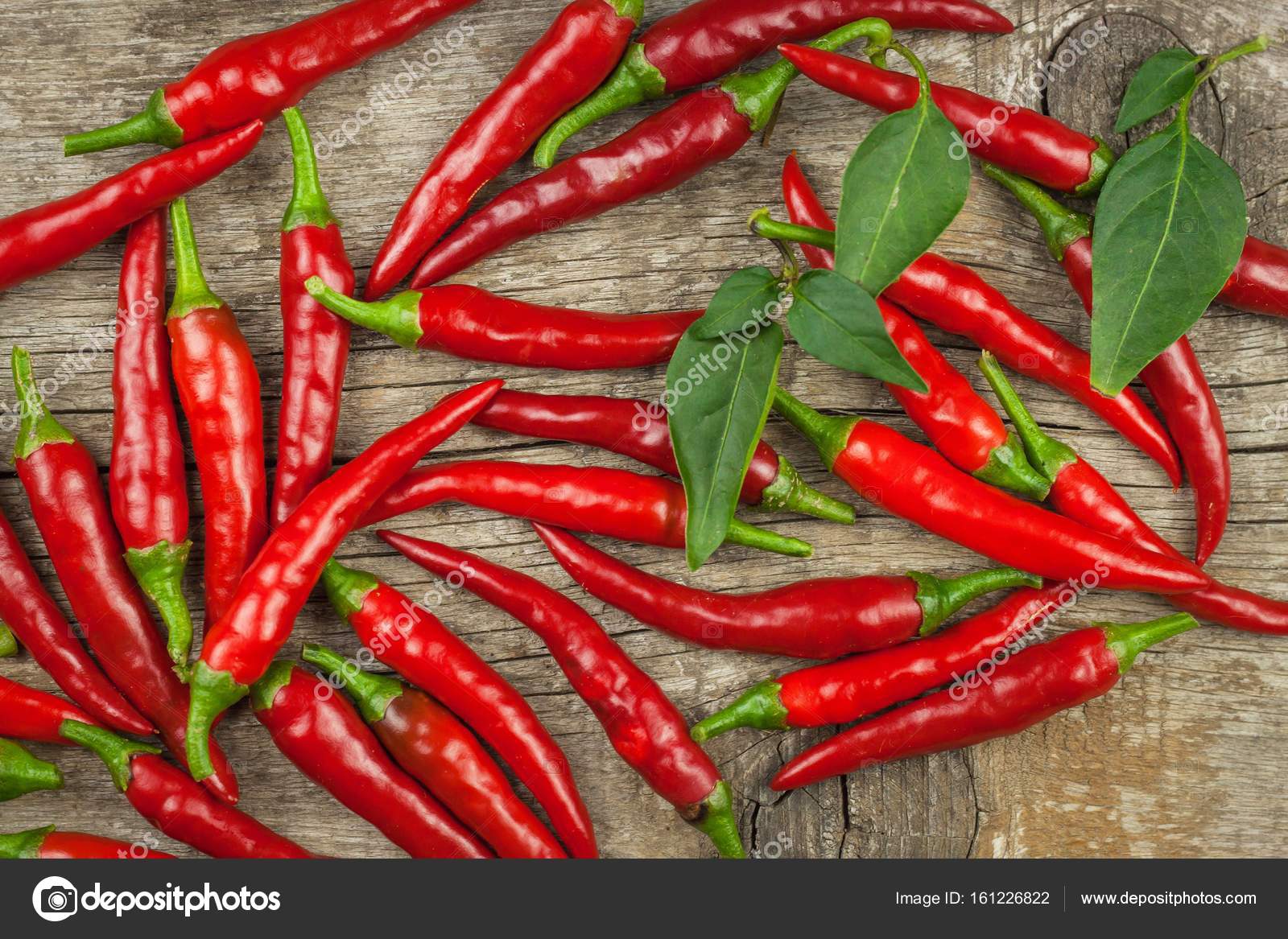 Pimiento flora chilena | Chile pimiento sobre una tabla de madera ...