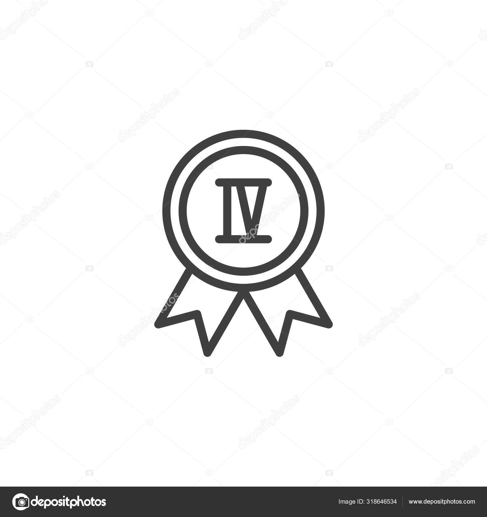 4th Place Ribbon Clip Art