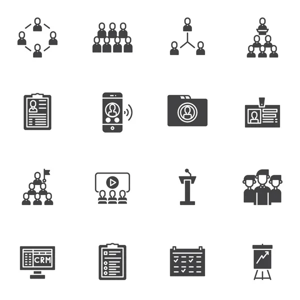 Management icons - BW series — Stock Vector © romancenek #10839366