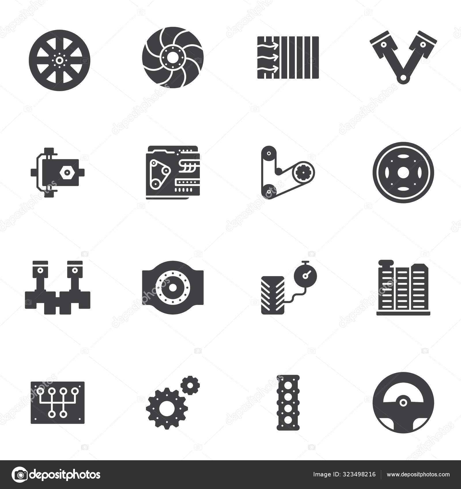 Engine Parts Vector
