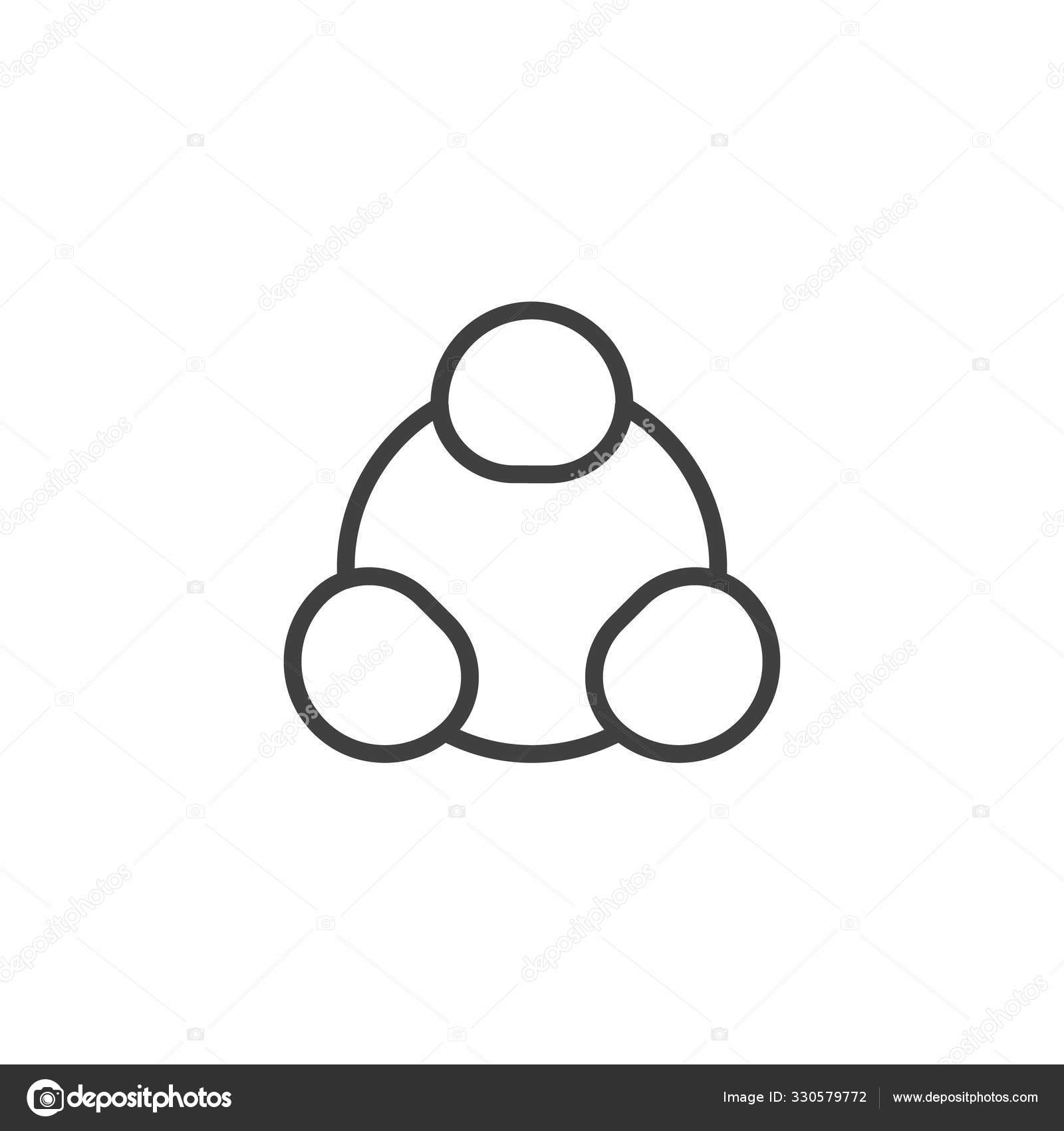 NH3 Molecular Geometry line icon Stock Vector by ©avicons 330579772