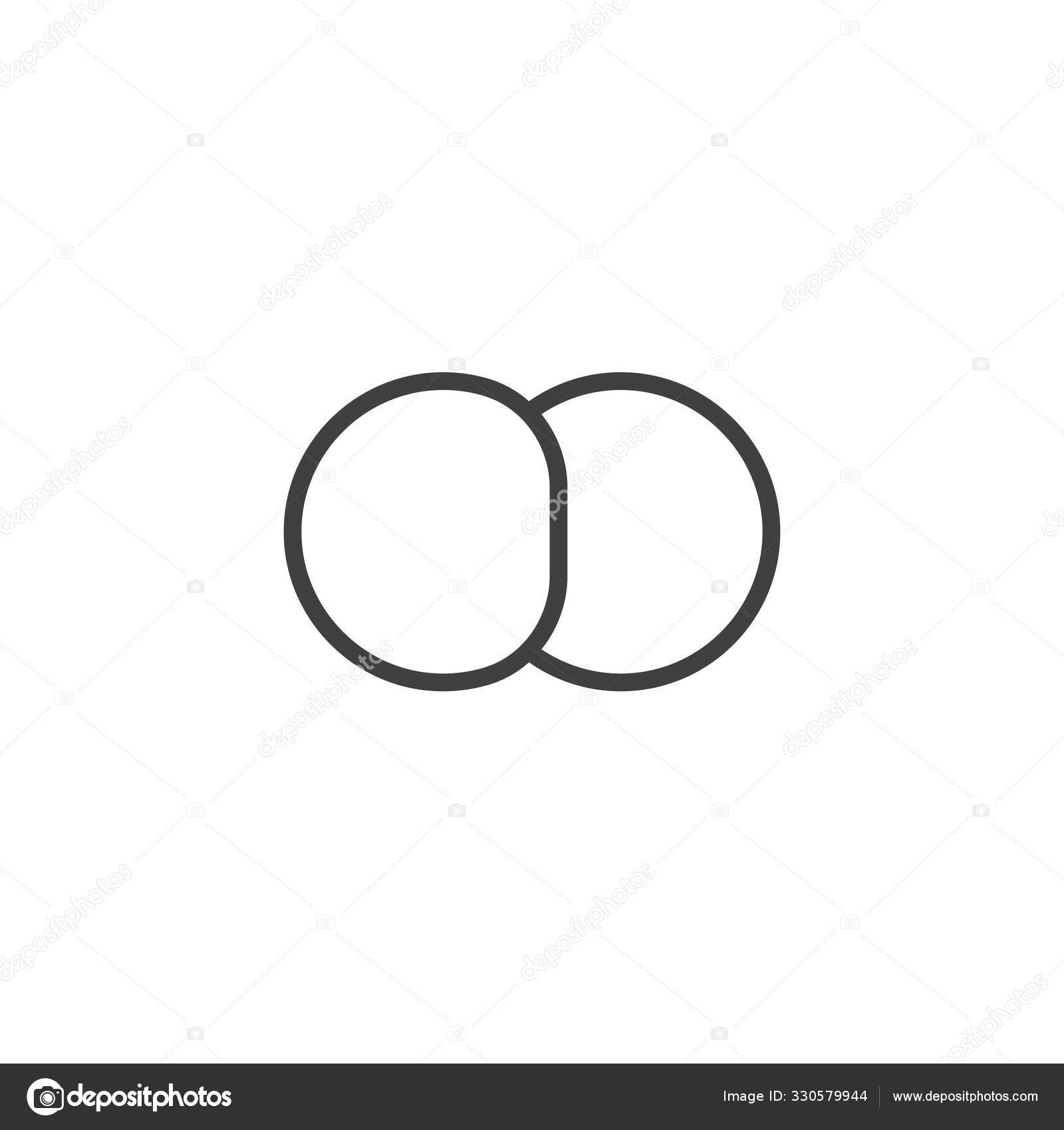 Molecular oxygen structure line icon Stock Vector Image by ©avicons ...