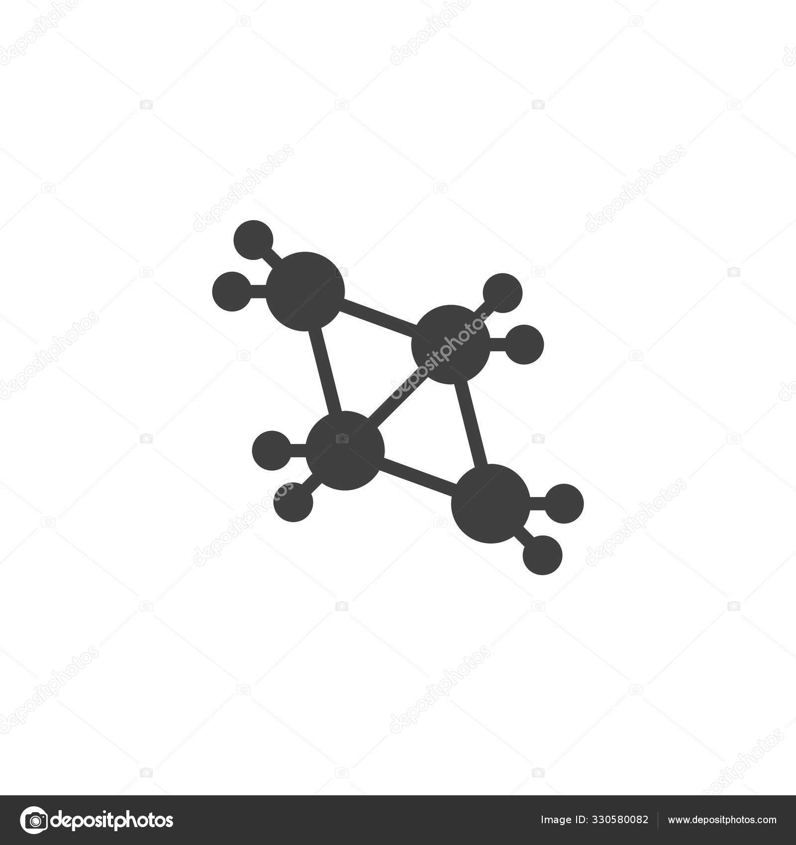 C4H8 molecular structure vector icon Stock Vector Image by ©avicons ...