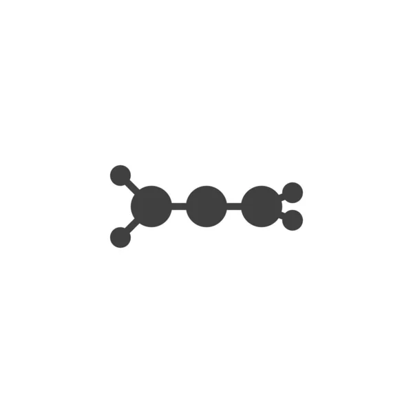 Propyne molecular structure line icon Stock Vector Image by ©avicons ...