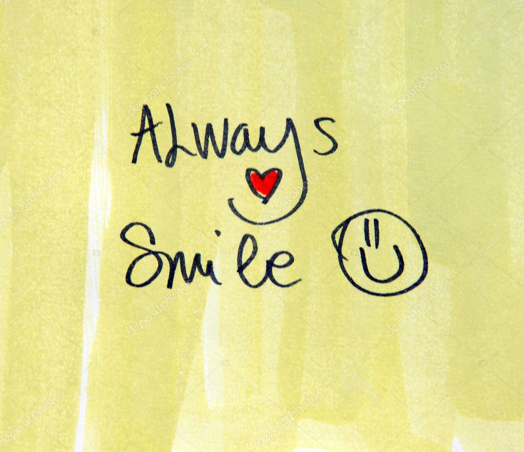 Always smile message — Stock Photo © kukumalu80 #160617502