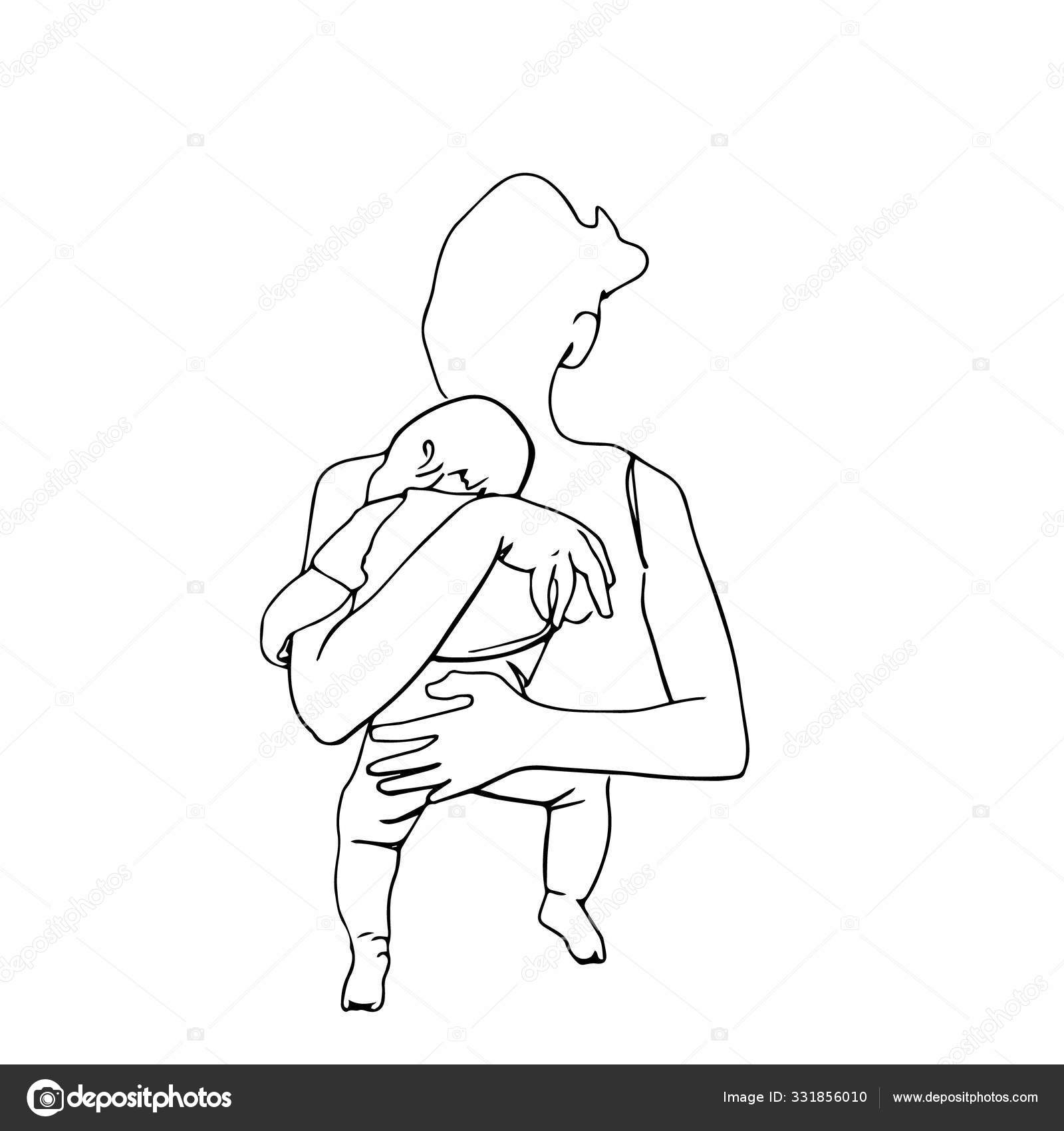 Moeder En Baby Kunst