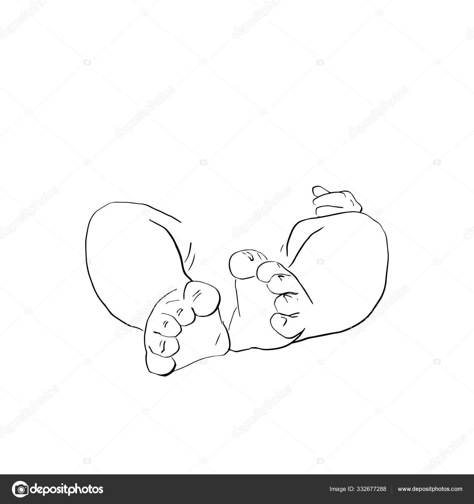 Baby Feet Drawing
