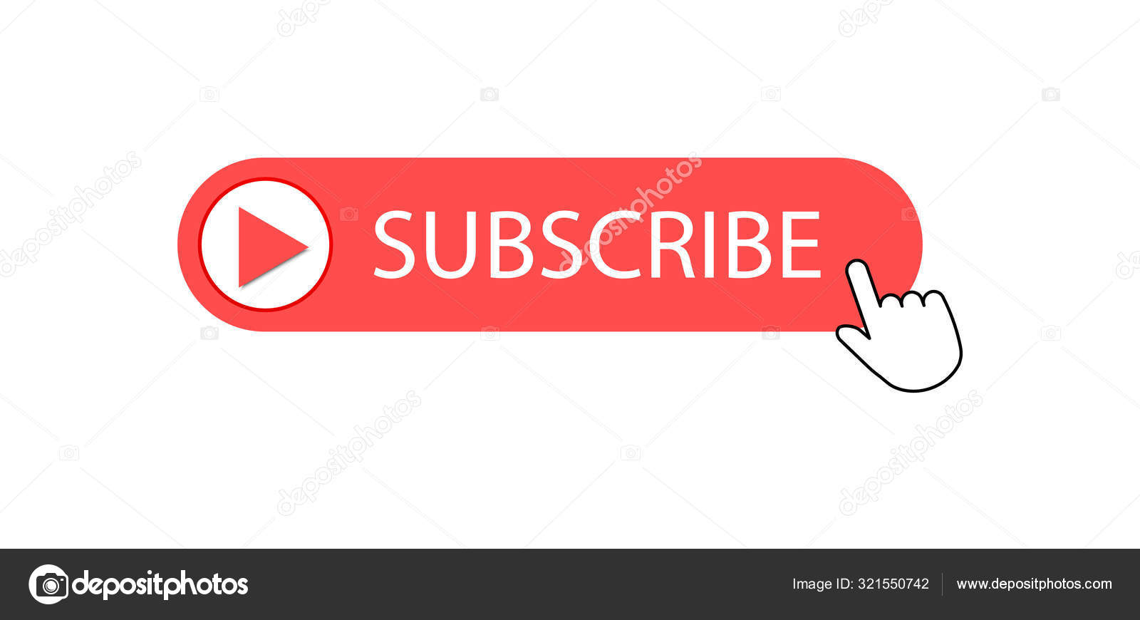 Subscribe button. Click. Stock Vector Image by ©musiyaka2@ukr.net ...
