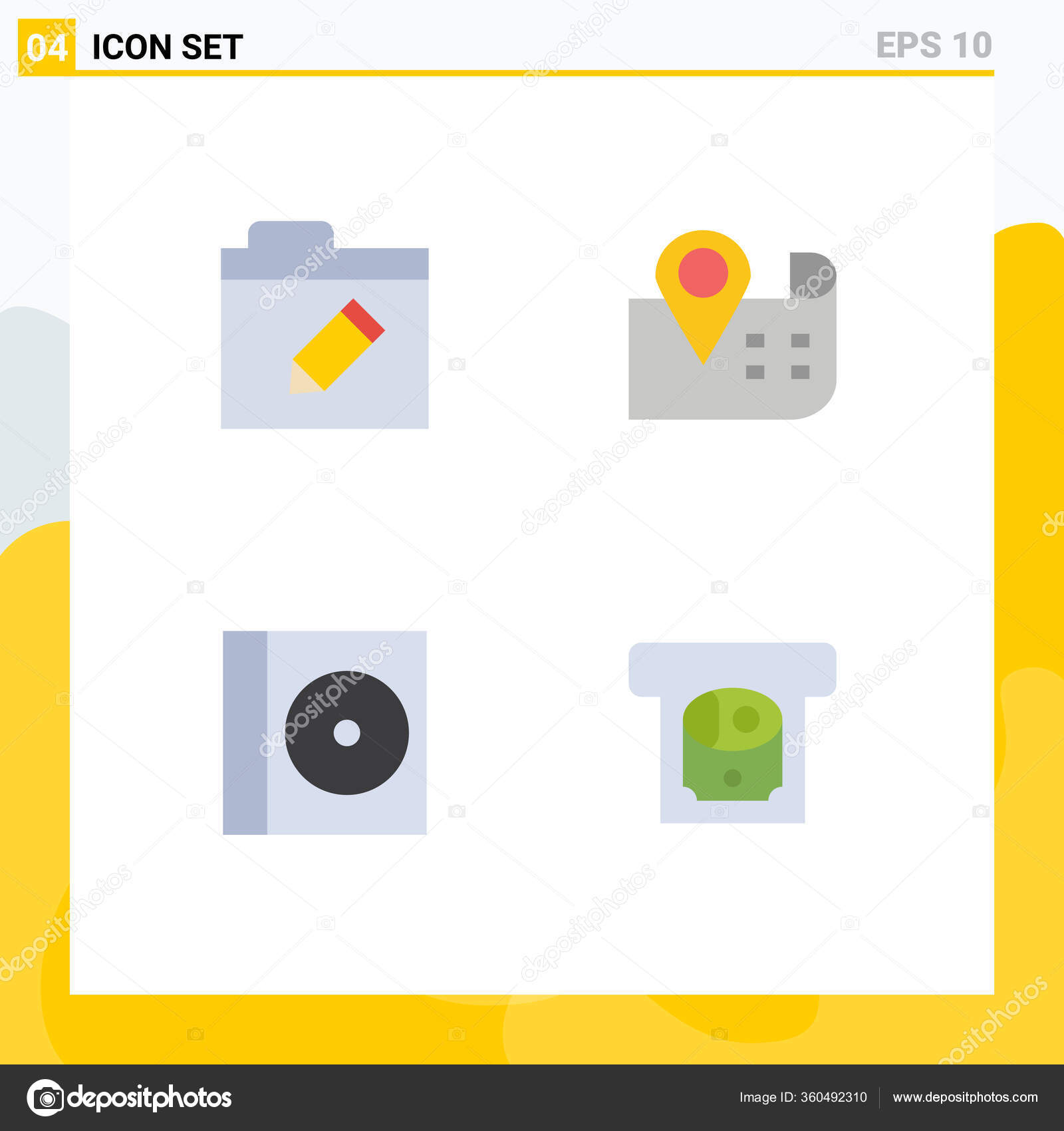 Conjunto Iconos Interfaz Usuario Moderna Símbolos Signos Para Editar ...