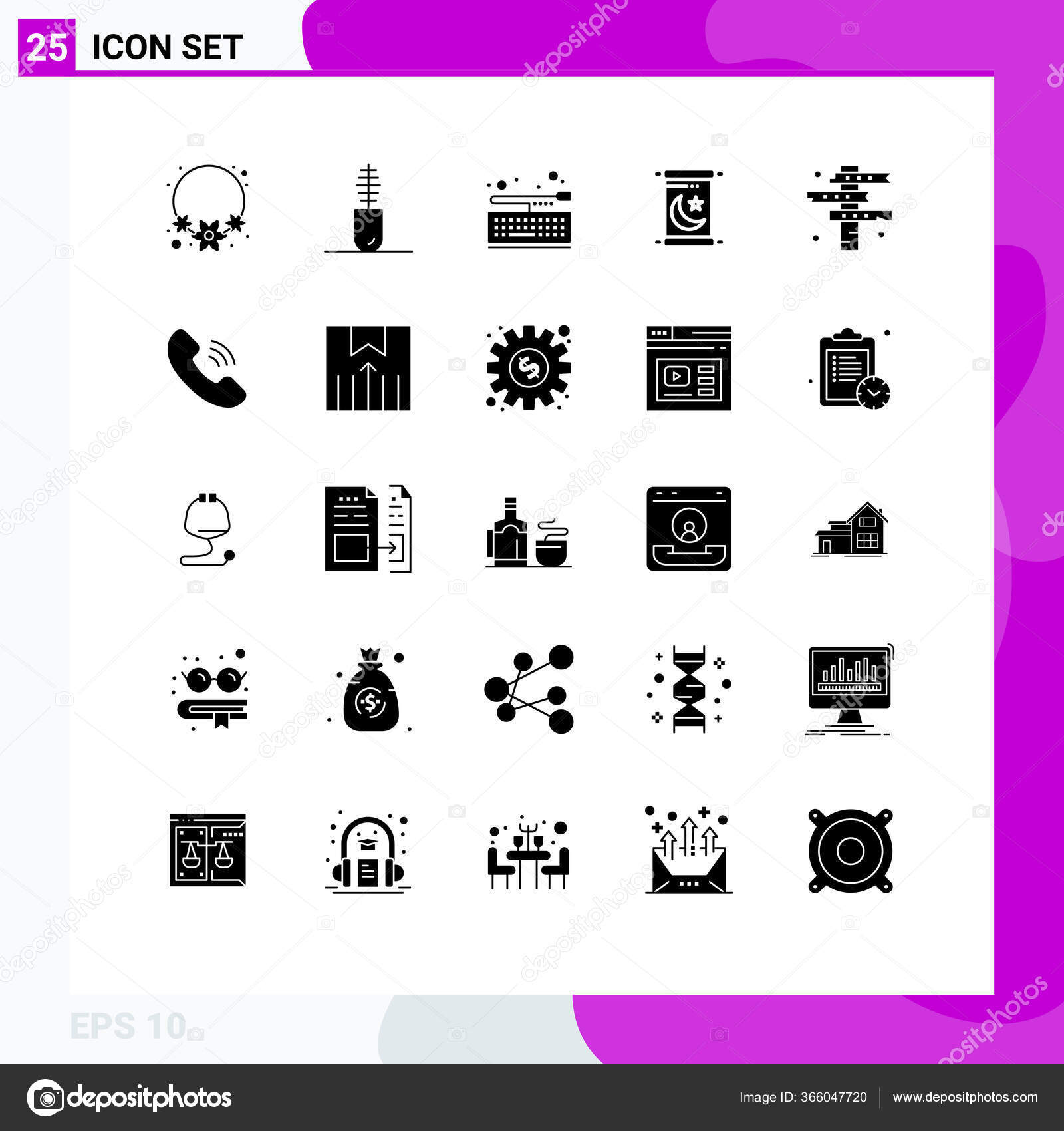 Set Von Modernen Symbolen Symbole Zeichen Für Zeichen Kreuzungen ...