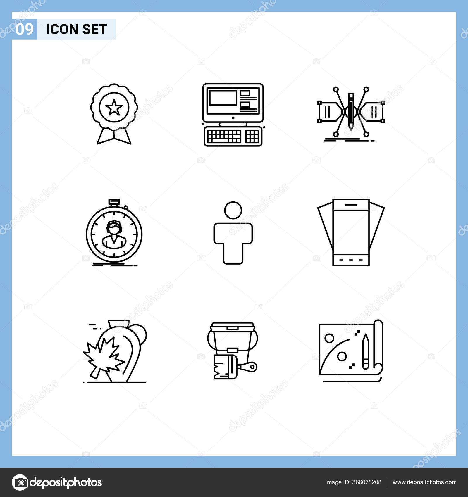 Outline Pack Universal Symbols Timer Speed Education Fast Sketch ...