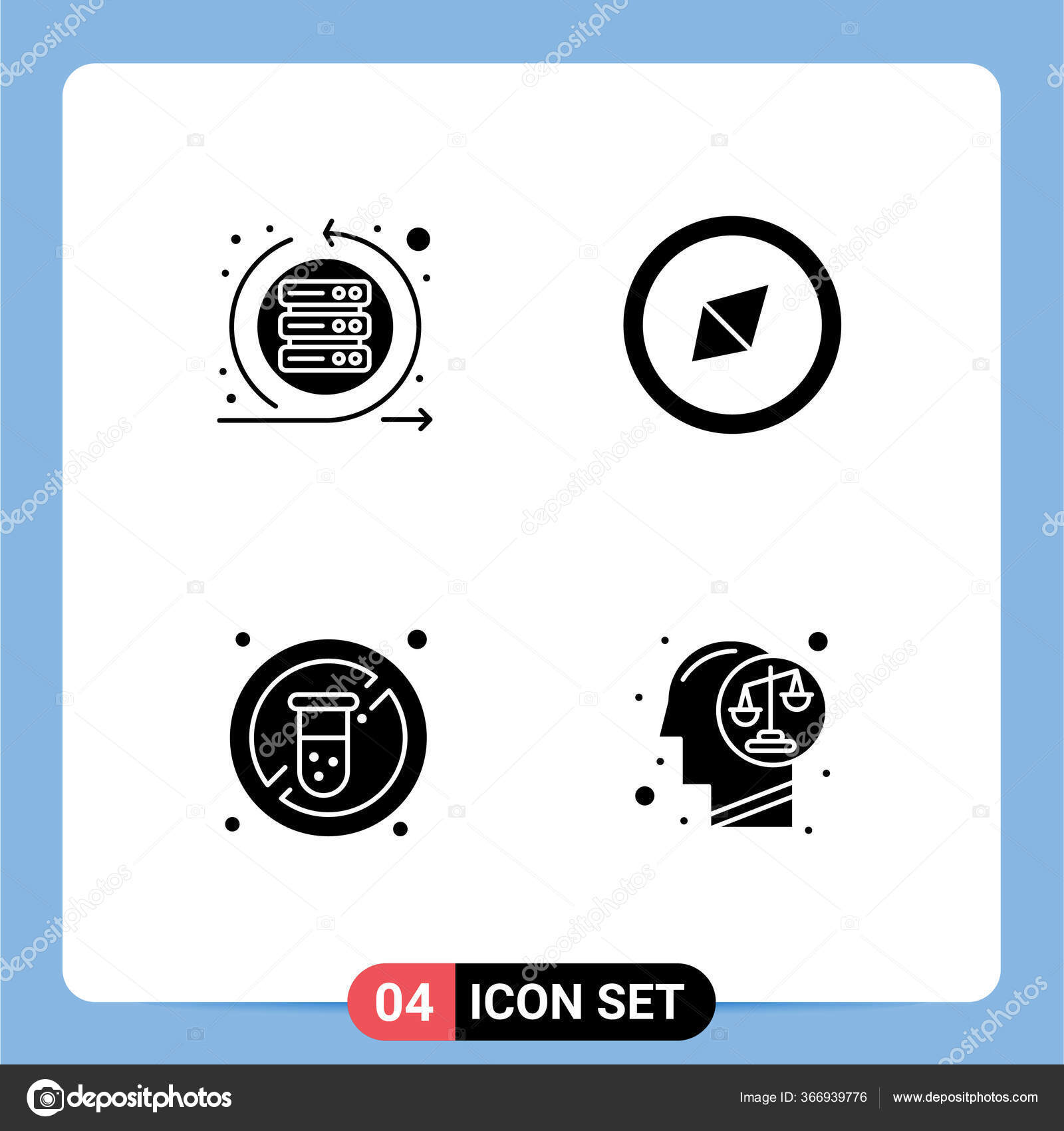 Thematic Vector Solid Glyphs Editable Symbols Agile Sprint Orientation Medicine Stock Vector By