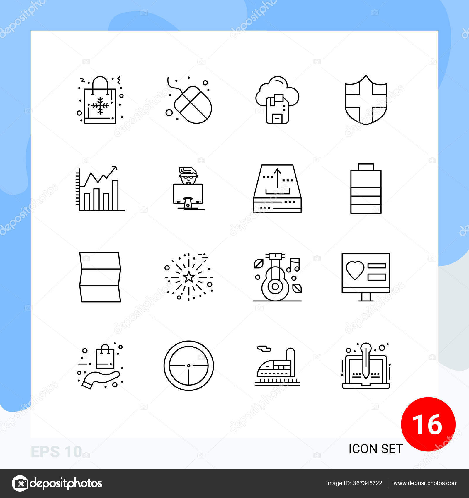 Outline Pack Universal Symbols Chart Analytic Microchip Analysis ...
