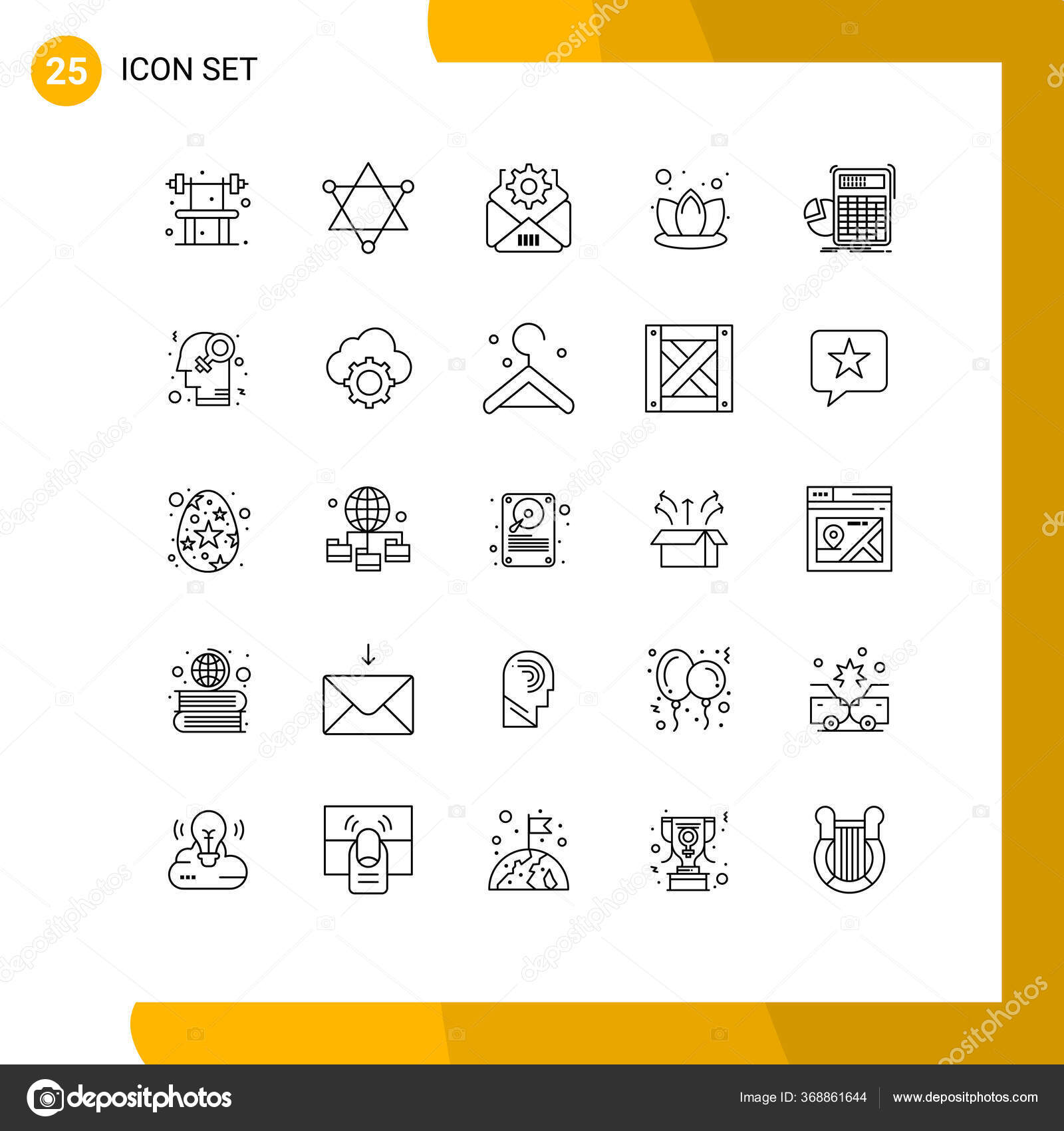Group Lines Signs Symbols Graph Math Setting Calculation Spa Editable Stock Vector By ©flatart