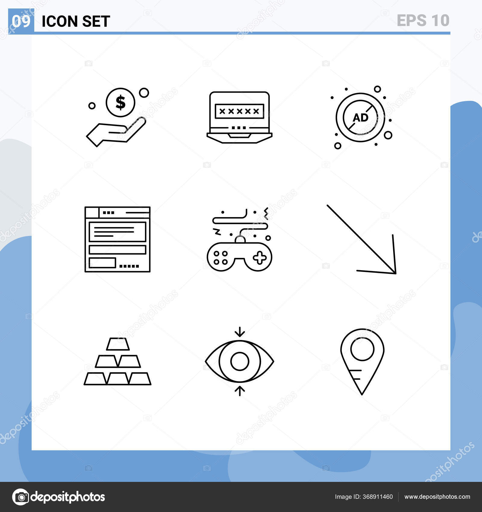 Group Outlines Signs Symbols Code Browser Security File Block Editable ...