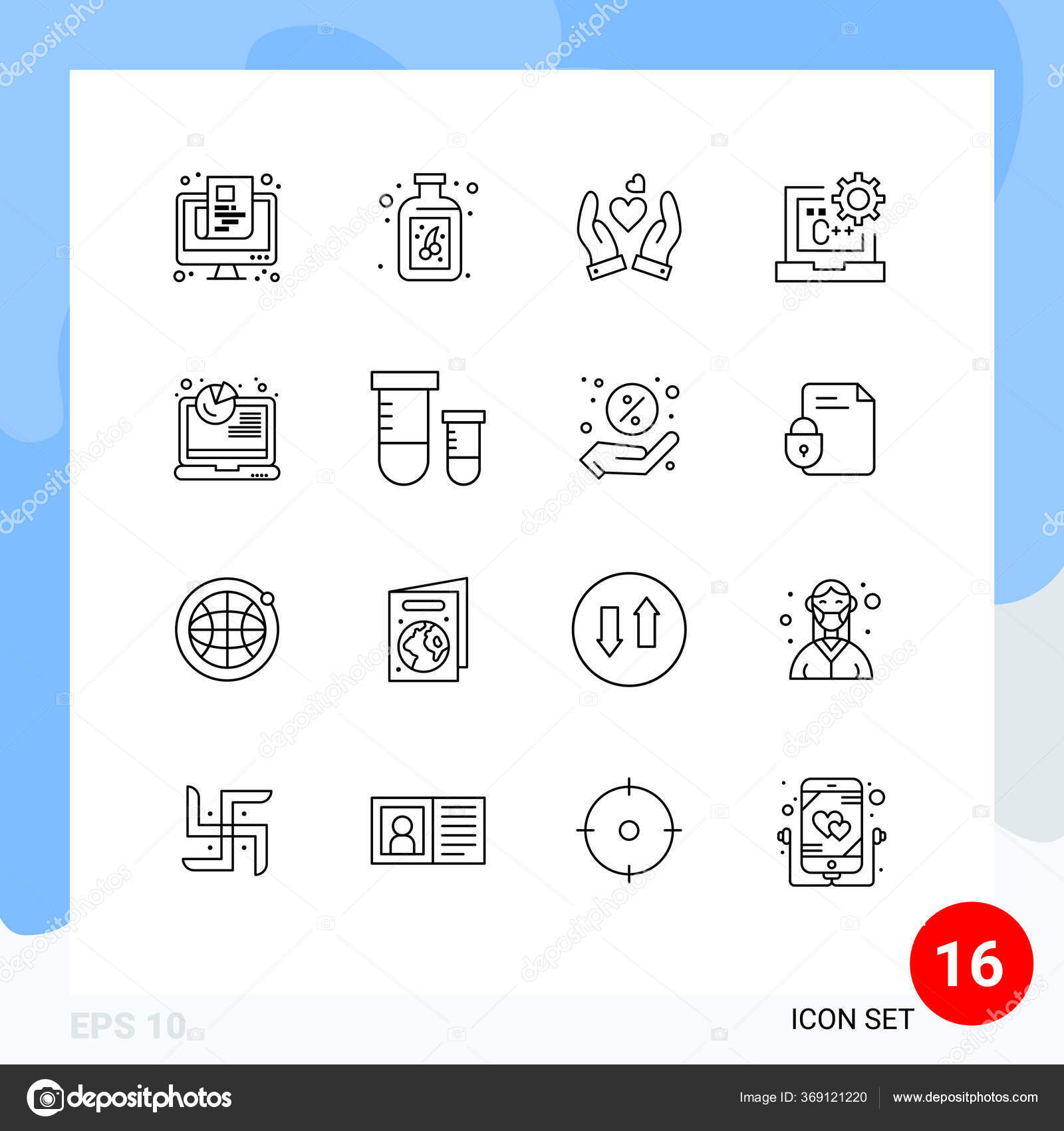Outline Pack Universal Symbols Analysis Develop Hand Coding Editable ...
