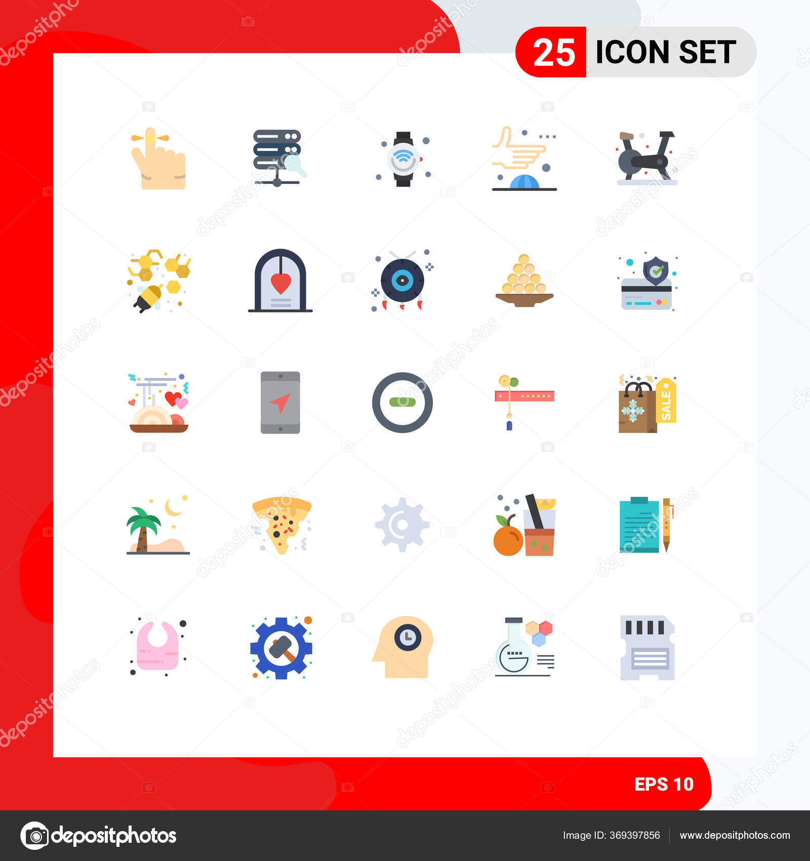 Creative Icons Modern Signs Symbols Exercise International Internet ...