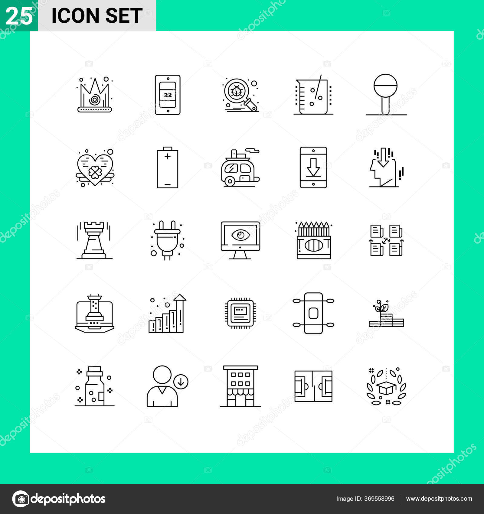 Grupo Líneas Señalización Símbolos Para Niños Laboratorios Escaneos ...