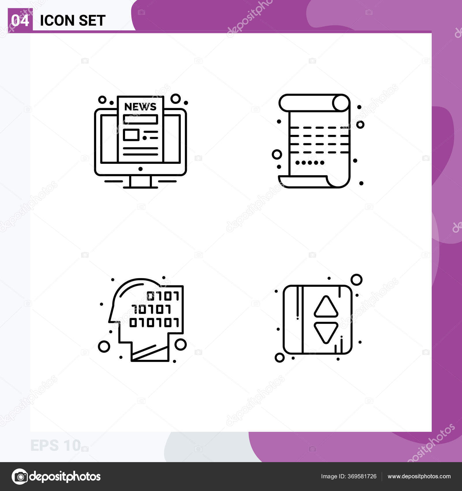 Universal Line Signs Symbols Computer Code Screen Arts Recognition ...