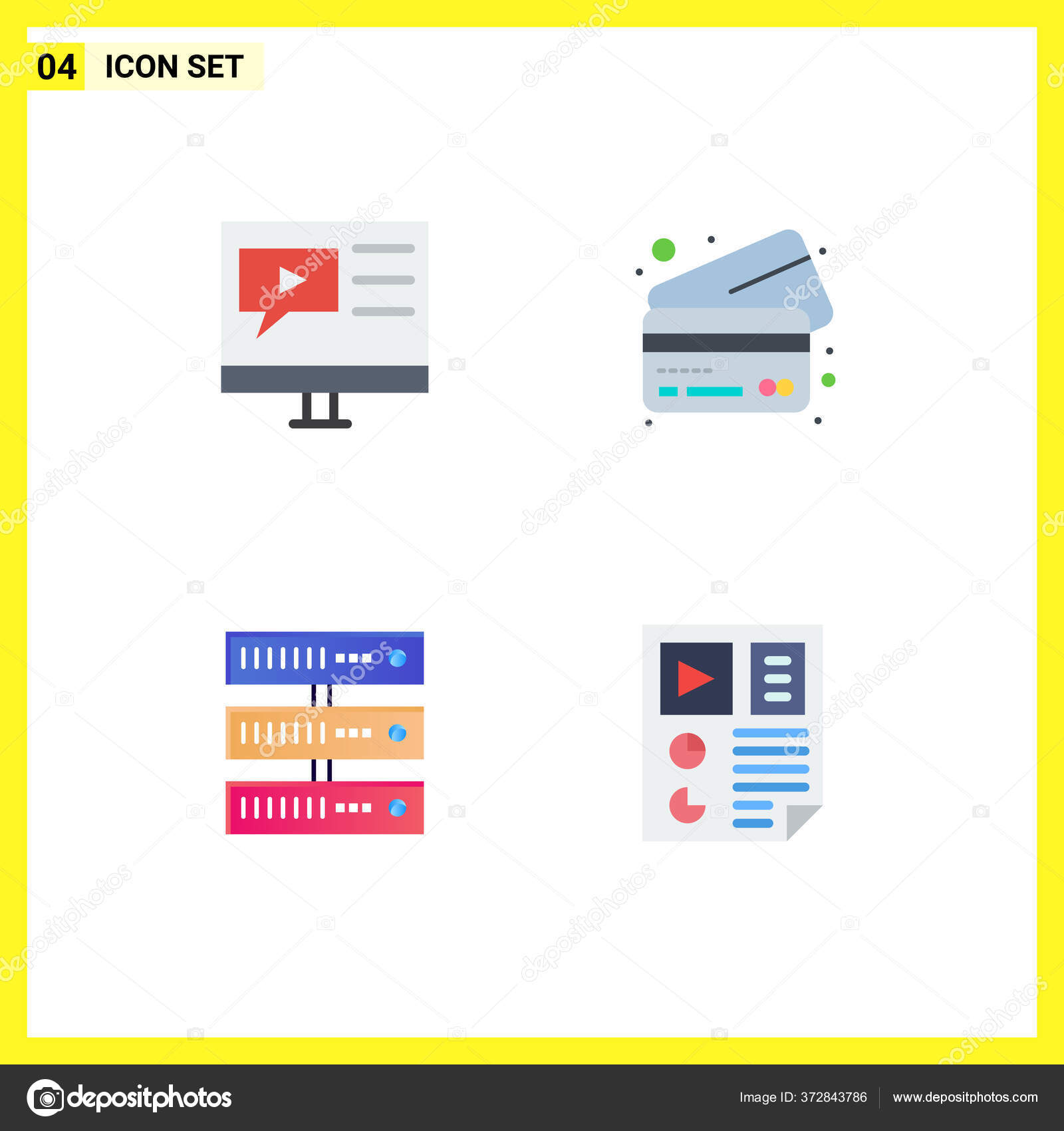 Universal Flat Icon Signs Symbols Education Data Tutorial Cards Network ...