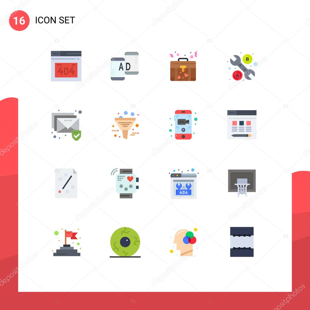 Paquete de 16 signos y símbolos modernos de colores flotantes para los ...