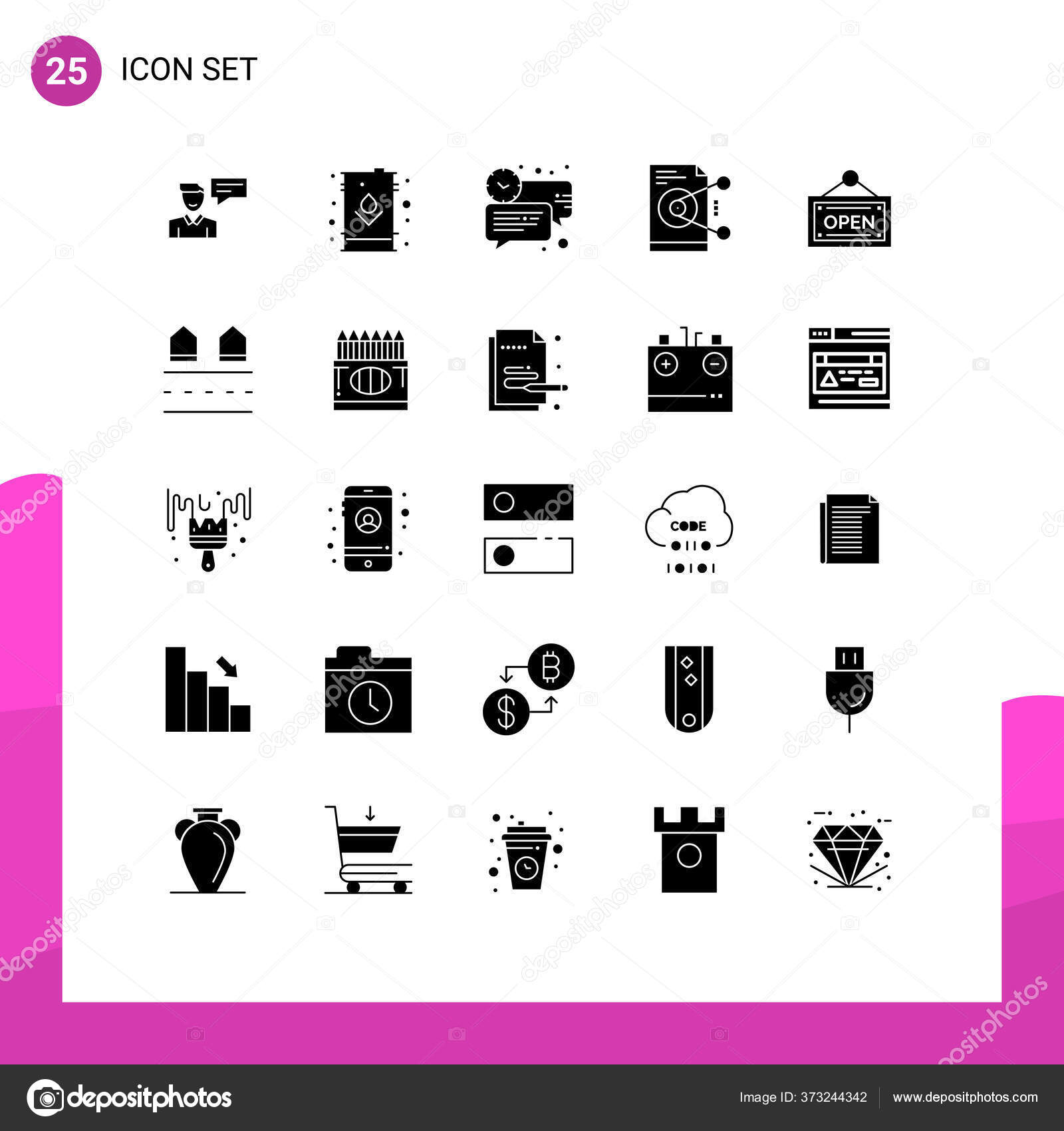 User Interface Solid Glyph Pack Van Moderne Tekens Symbolen Van ... User Interface Solid Glyph Pack Van Moderne Tekens Symbolen Van ...