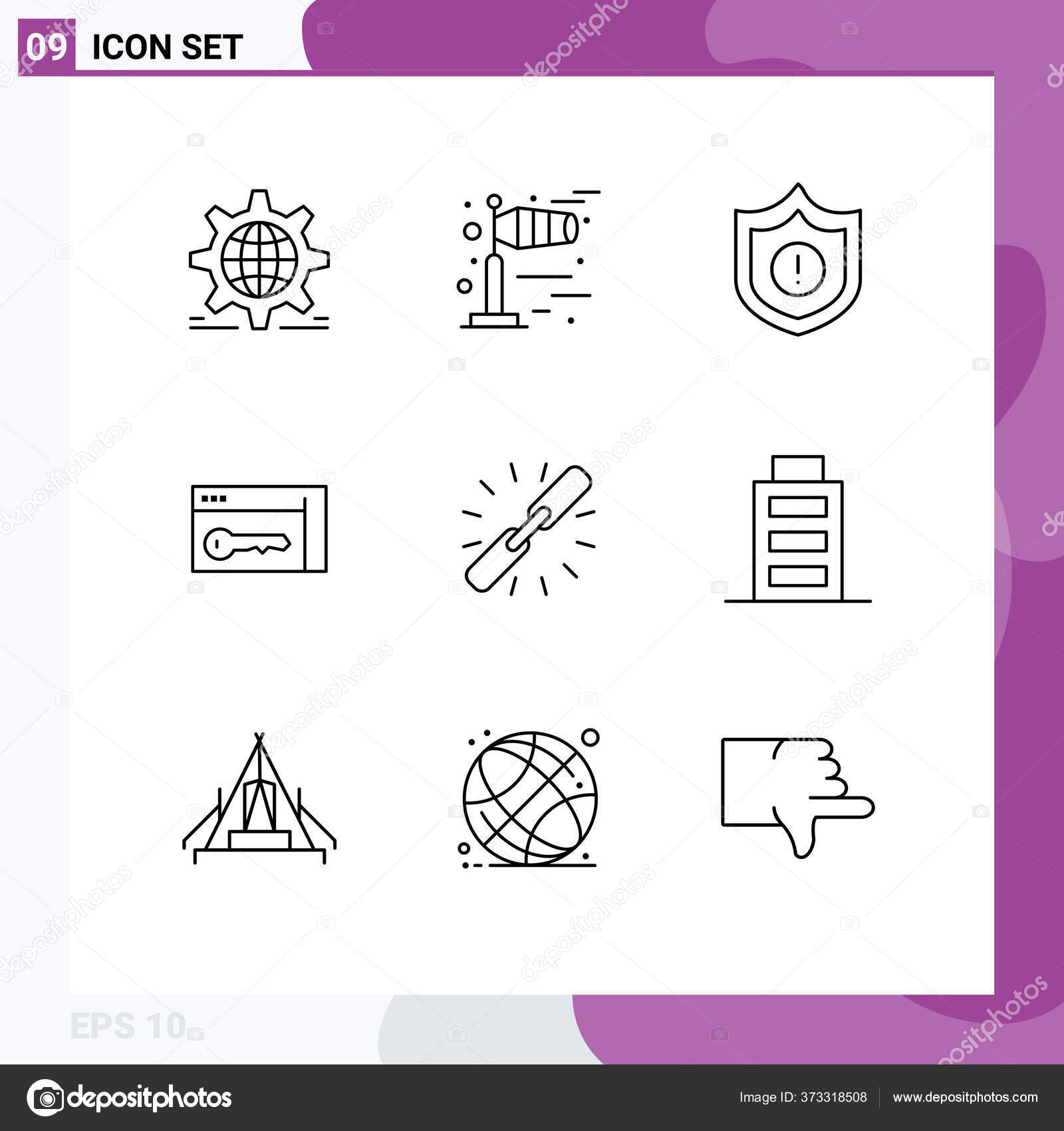 User Interface Outline Pack Modern Signs Symbols Chain Link Guard Stock ... User Interface Outline Pack Modern Signs Symbols Chain Link Guard Stock ...