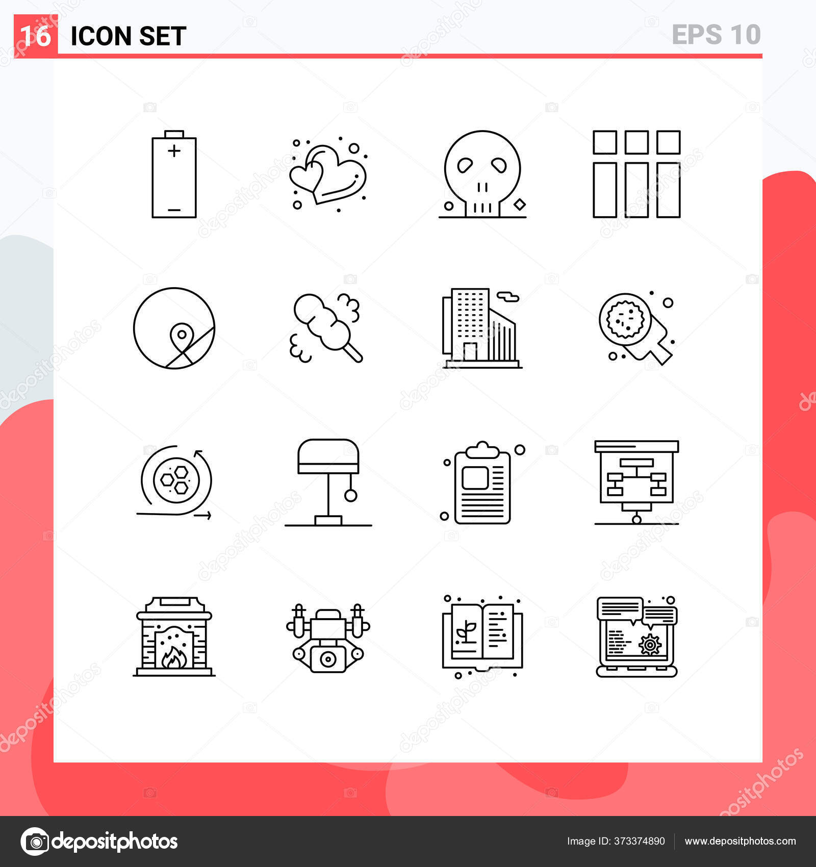 Group Modern Outlines Set Map Layout Bones Image Collage Editable Stock ...