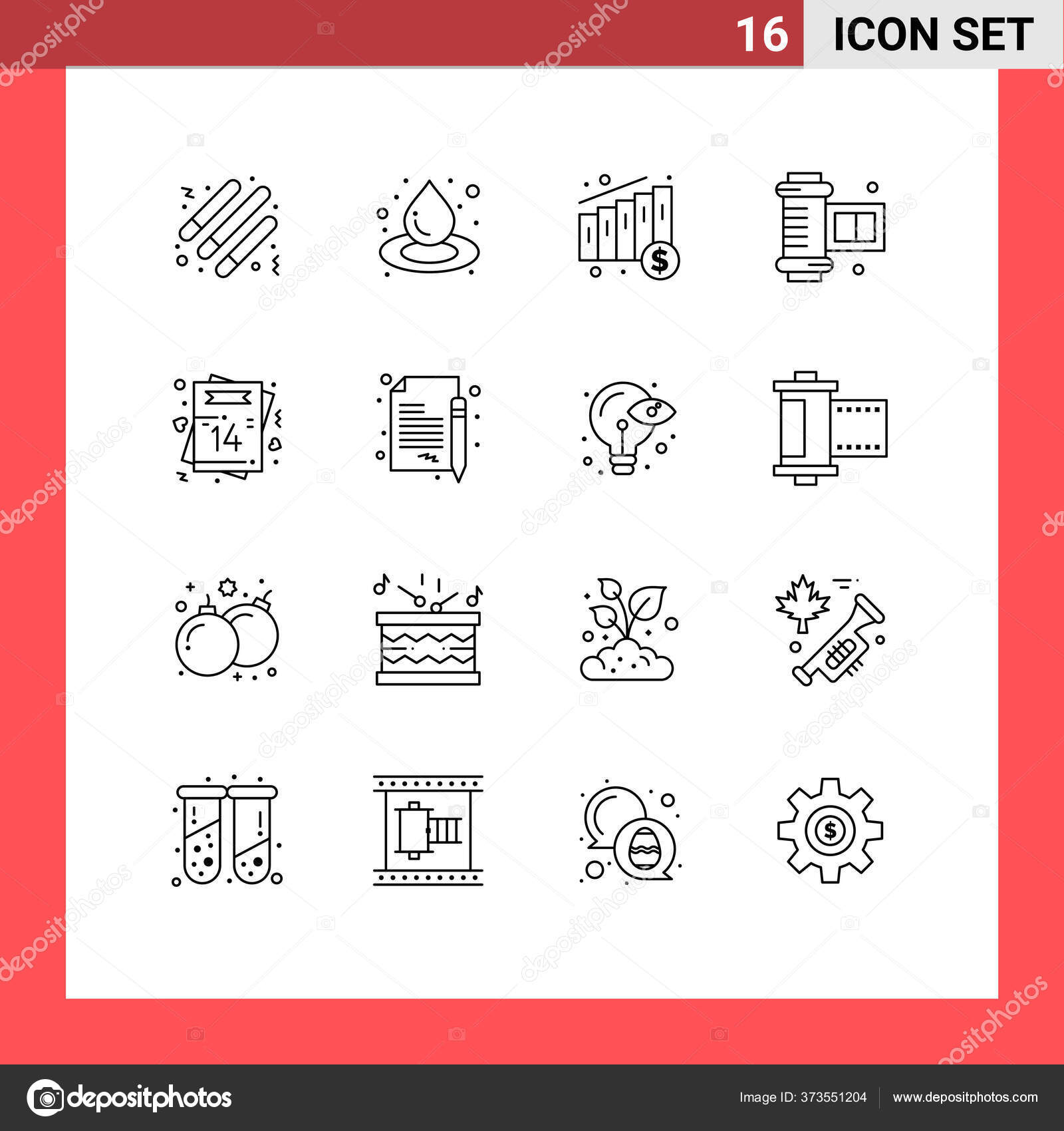 Universal Outline Signs Symbols Romantic Love Chart Invite Camera Roll ...