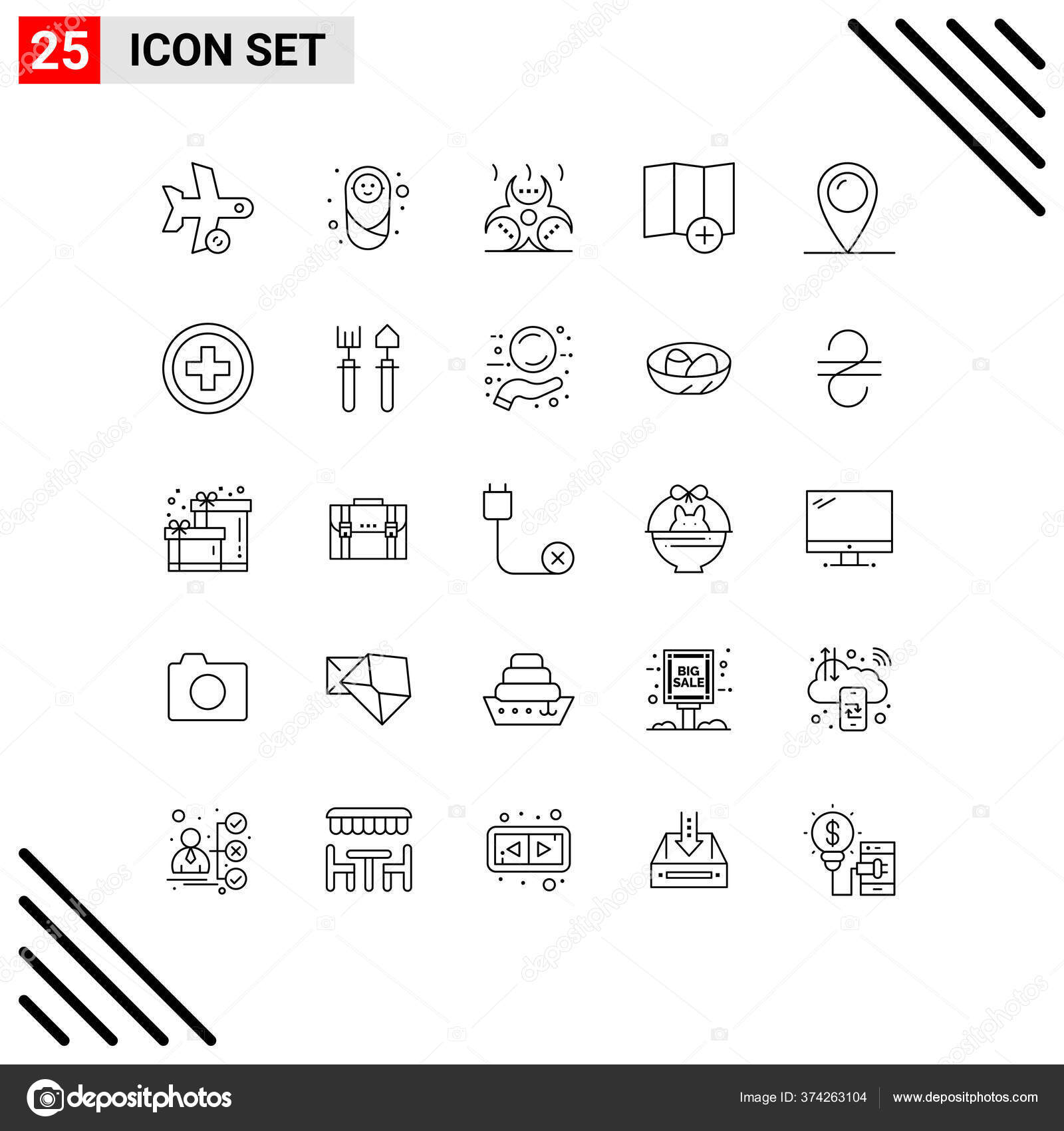 Group Lines Signs Symbols Location New Protection Map Infection ...
