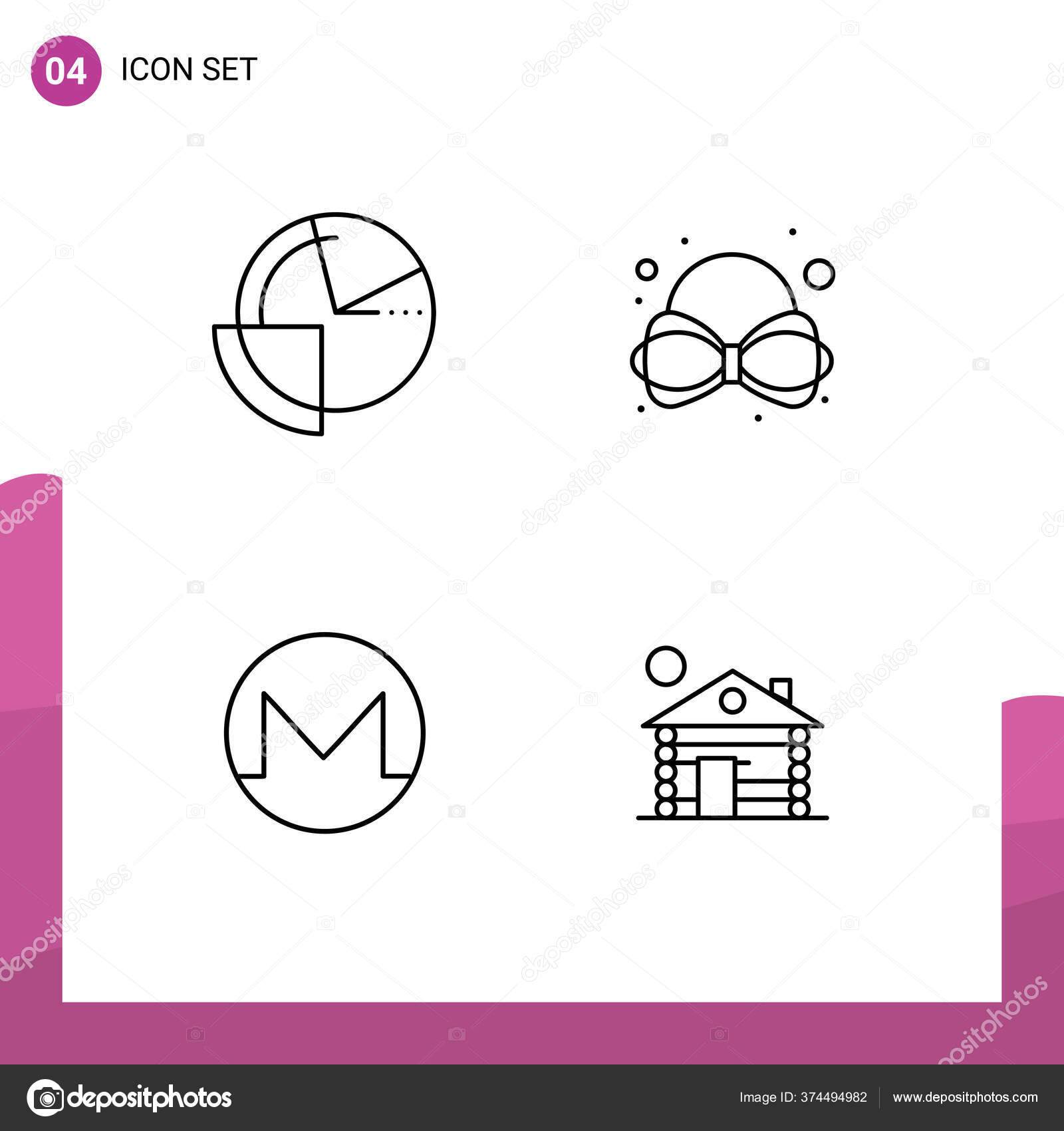 Line Pack Universal Symbols Analysis Coin Diagram Carnival Crypto ...