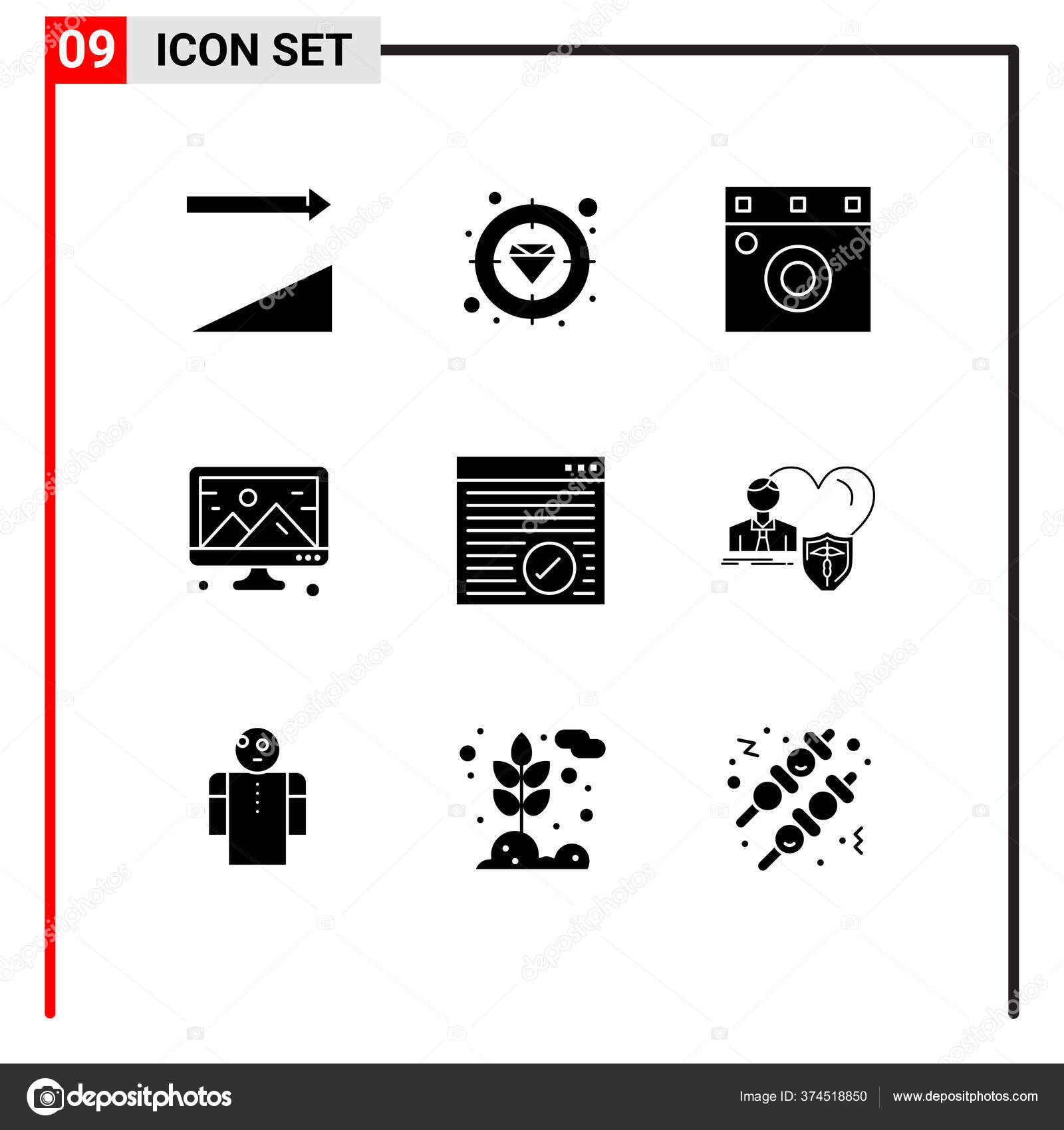 Universal Icon Symbols Group Modern Solid Glyphs Webpage Internet ...